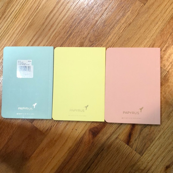 Papyrus | Office | 3 Nwt I Nyc Notebooks Papyrus | Poshmark